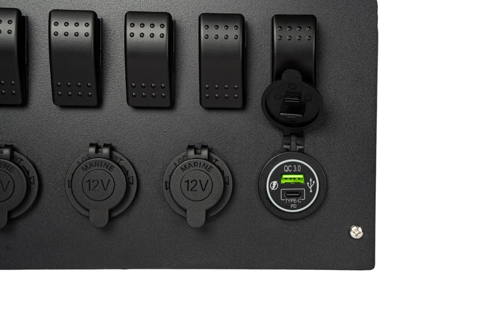 12 Volt Direct Canopy Power Control Box with Optional 20Amp DCDC Charg ...